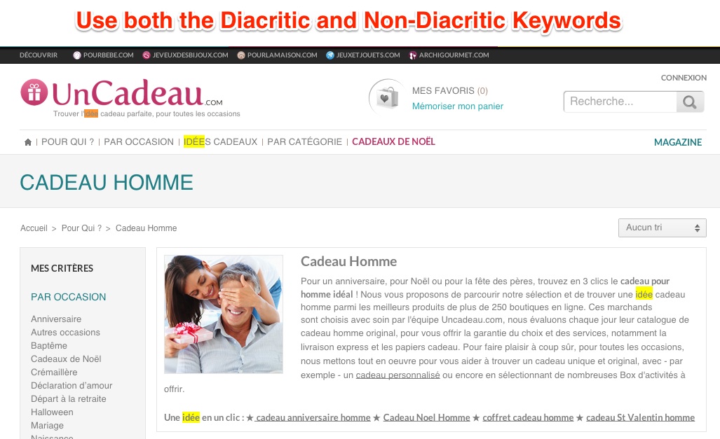 The Diacritics SEO Technique - A Tactic Nobody is Using