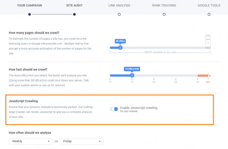 JavaScript Crawling for Better & More Accurate Site Audits